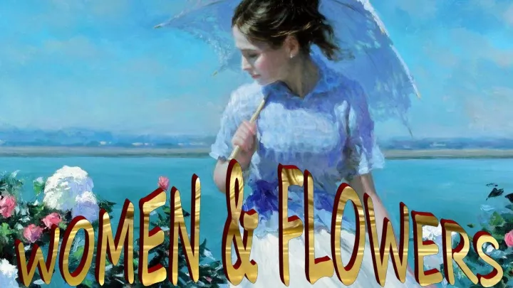 PPT - Vladimir Volegov - Women & flowers4 PowerPoint Presentation, free ...