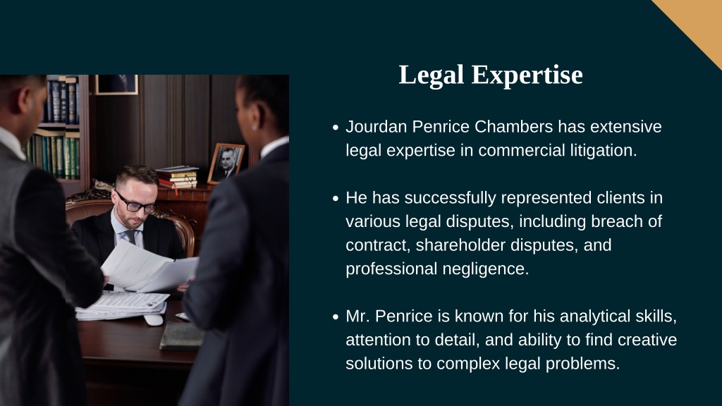 PPT - Jourdan Penrice Chambers: The Secret to Winning in Commercial ...