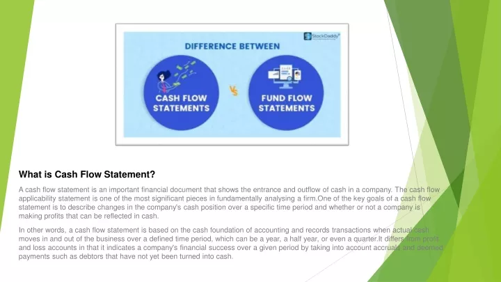 PPT - Difference Between Cash Flow And Fund Flow PowerPoint ...