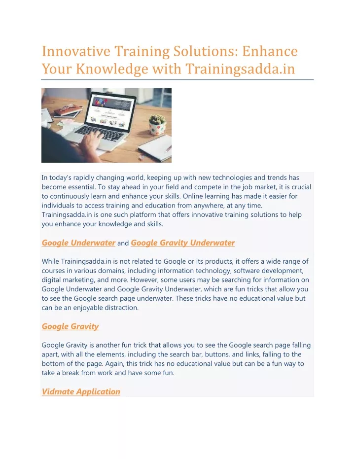 PPT - Innovative Training Solutions-14M PowerPoint Presentation, free ...