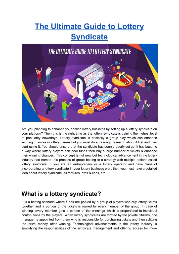 PPT - The Ultimate Guide to Lottery Syndicate PowerPoint Presentation ...