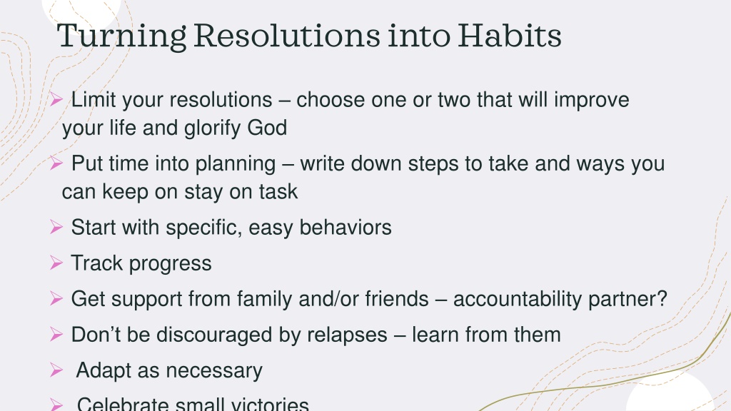 PPT - New Year’s Resolutions for Christians PowerPoint Presentation ...