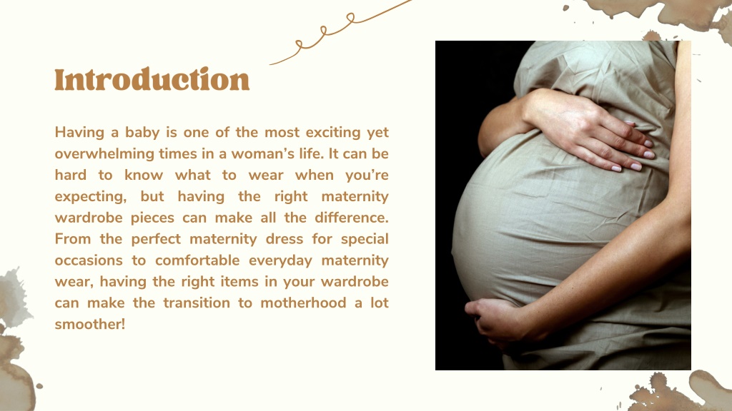 PPT - Essential Pieces For The Perfect Maternity Wardrobe PowerPoint ...