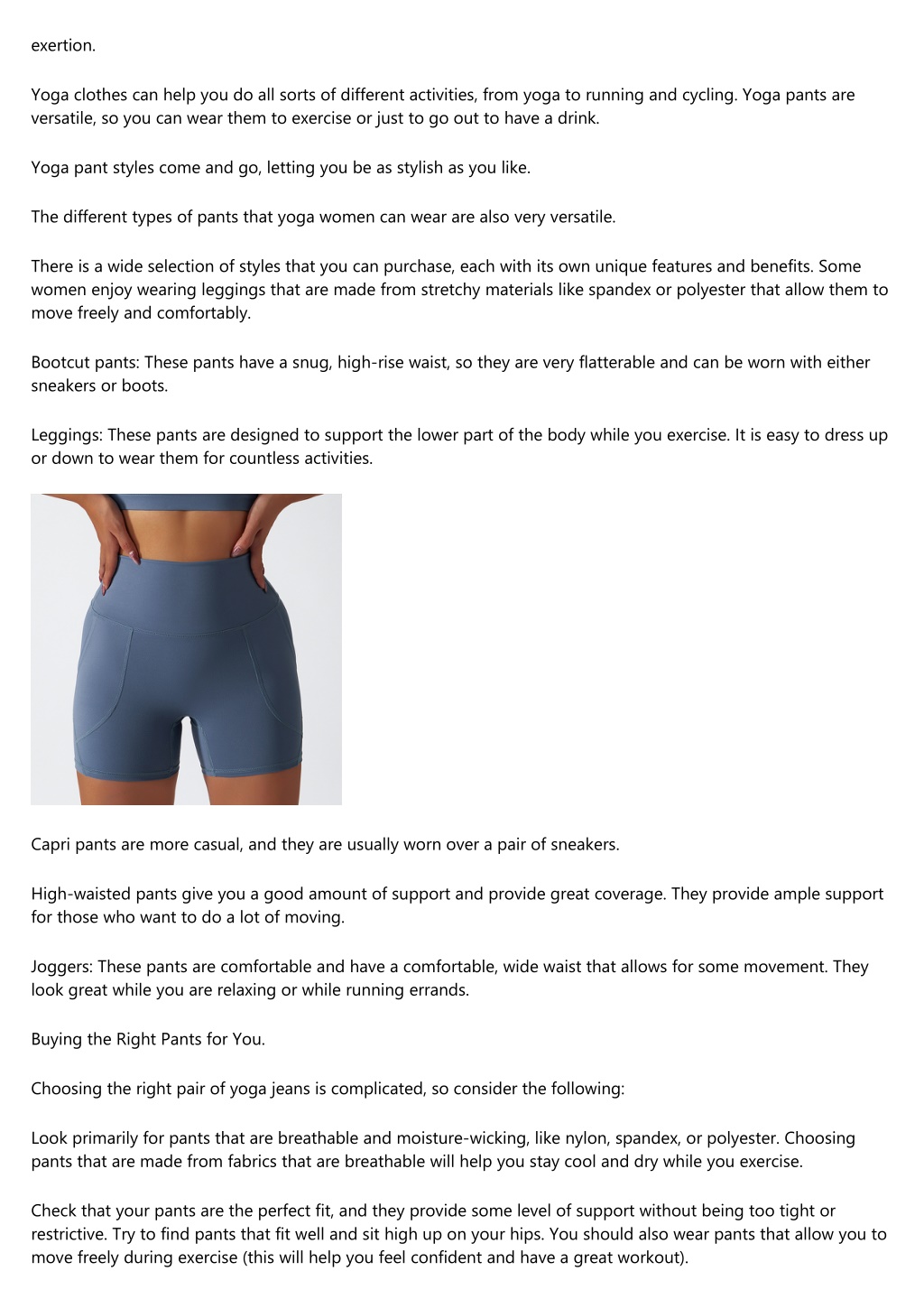 PPT - 3 Reasons Your low-rise yoga pants Is Broken (And How to Fix It ...