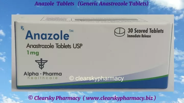 PPT - Anazole Tablets (Generic Anastrozole Tablets) PowerPoint ...