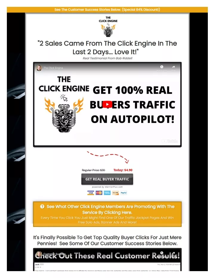 PPT - The Click Engine - Get 100% REAL Buyer Traffic PowerPoint ... PPT - The Click Engine - Get 100% REAL Buyer Traffic PowerPoint ...