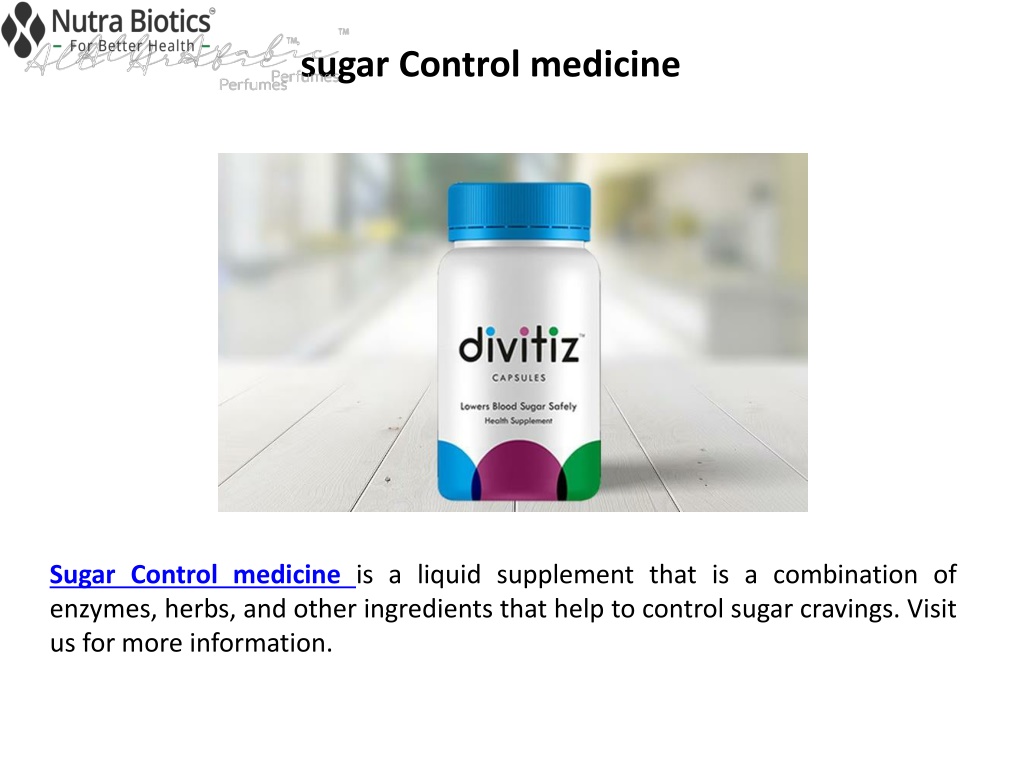 PPT - sugar Control medicine PowerPoint Presentation, free download ...