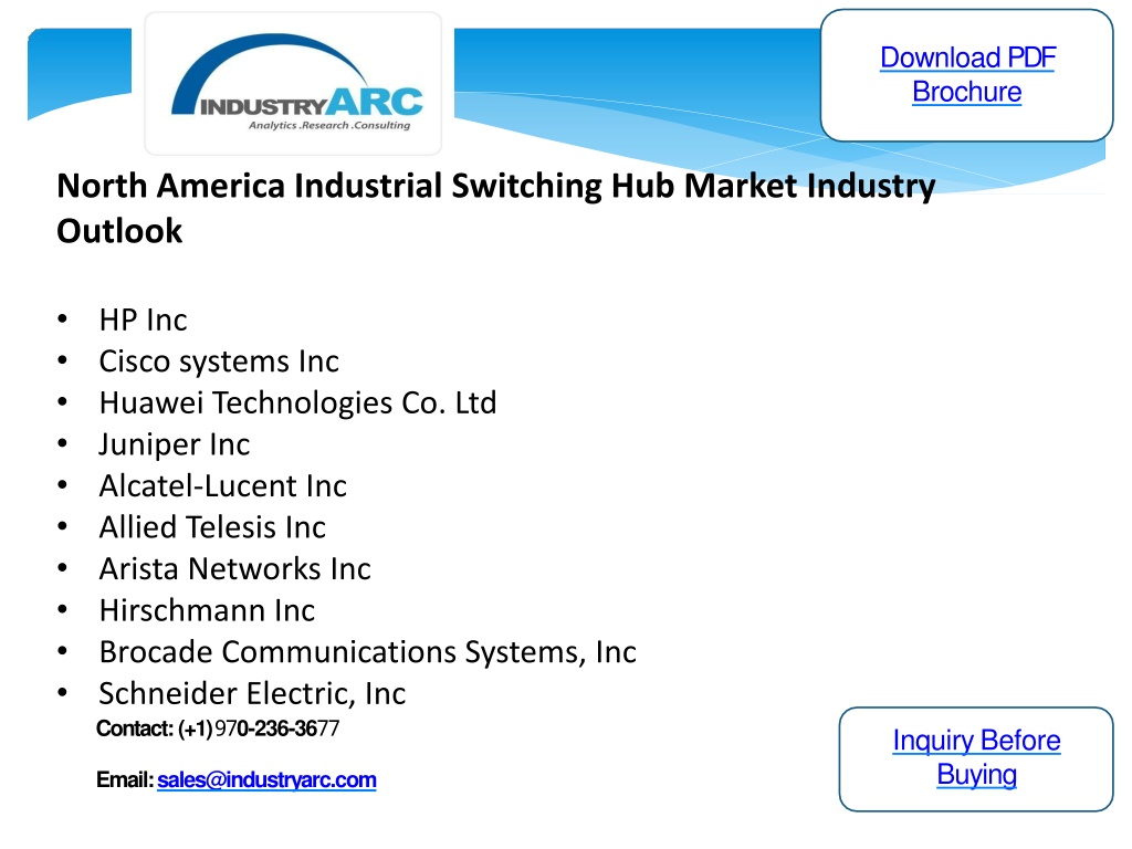 PPT - North America Industrial Switching Hub Market PowerPoint ...