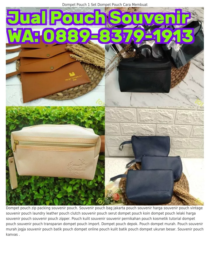 PPT - Ô88ᑫ•8౩ᜪᑫ•1ᑫ1౩ (WA) Pouch Dompet Custom Pouch Dompet Hp ...