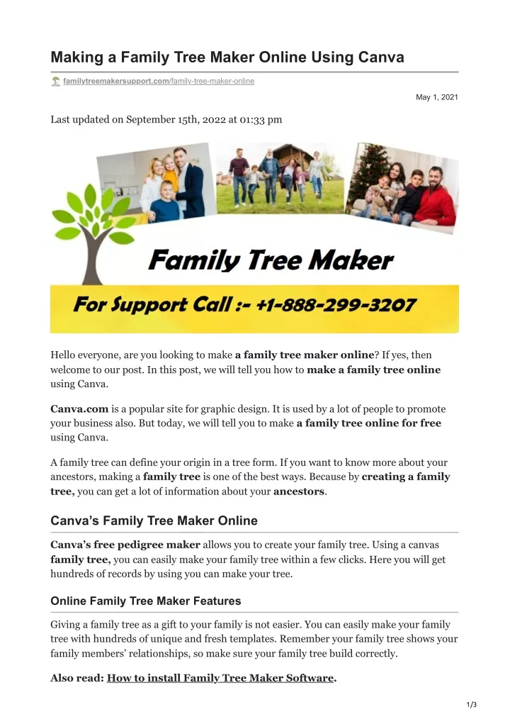 PPT - Making a Family Tree Maker Online Using Canva PowerPoint ...