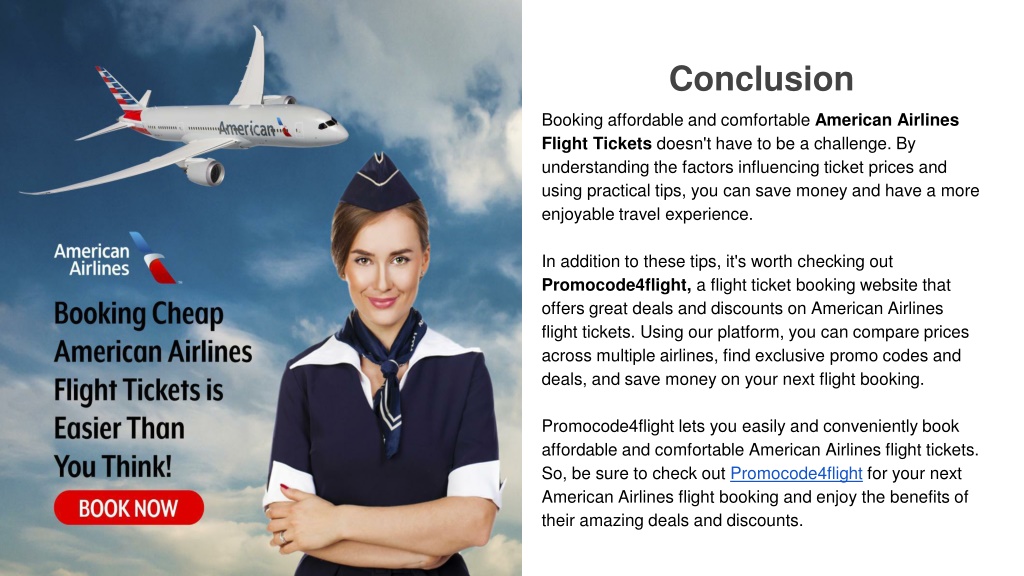 PPT - Affordable Cheap Flights To American Airlines Flight Tickets ...