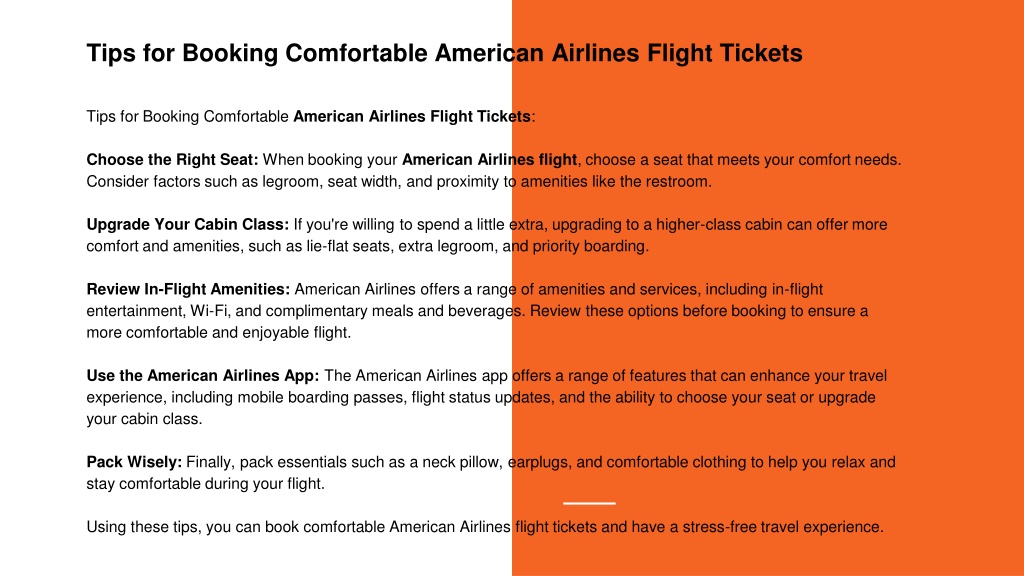 PPT - Affordable Cheap Flights To American Airlines Flight Tickets ...
