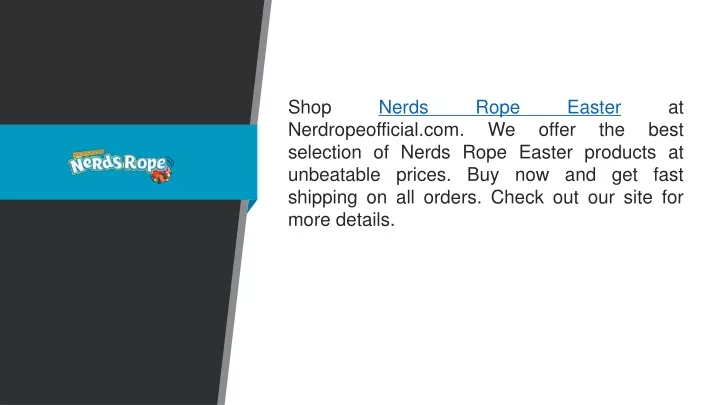 PPT - nerds rope easter PowerPoint Presentation, free download - ID ...