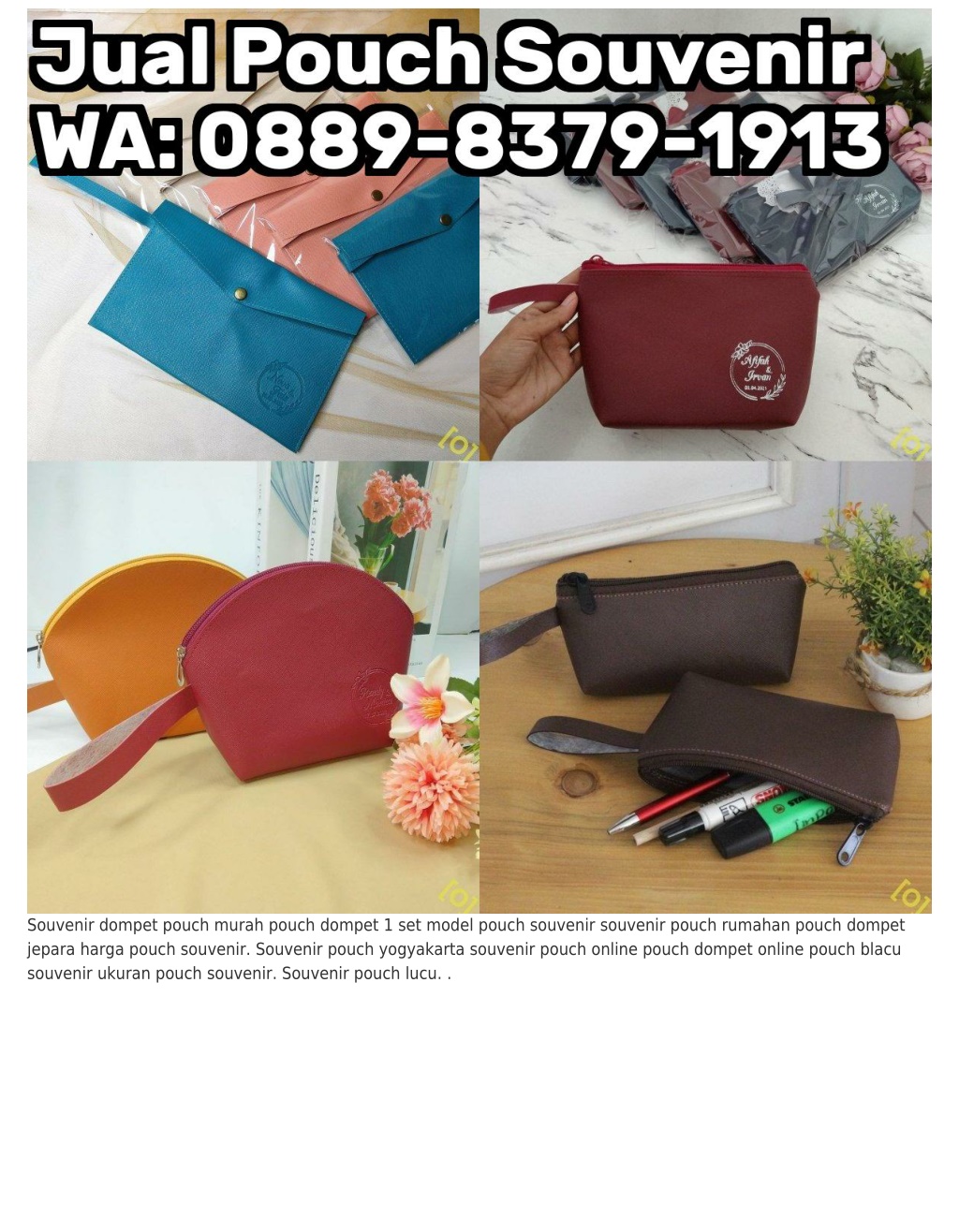 PPT - Ô88ᑫ–837ᑫ–1ᑫ13 (WA) Pouch Blacu Souvenir Pouch Untuk Souvenir ...