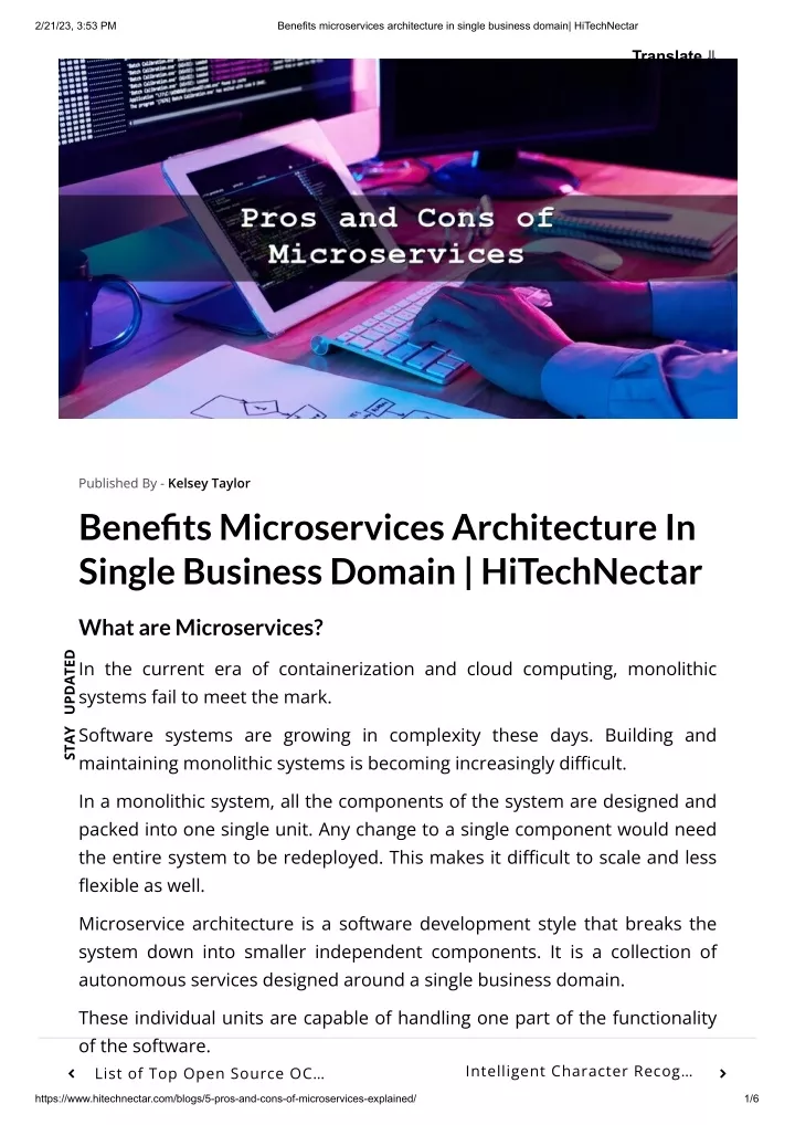 PPT - Benefits microservices architecture in single business domain ... PPT - Benefits microservices architecture in single business domain ...