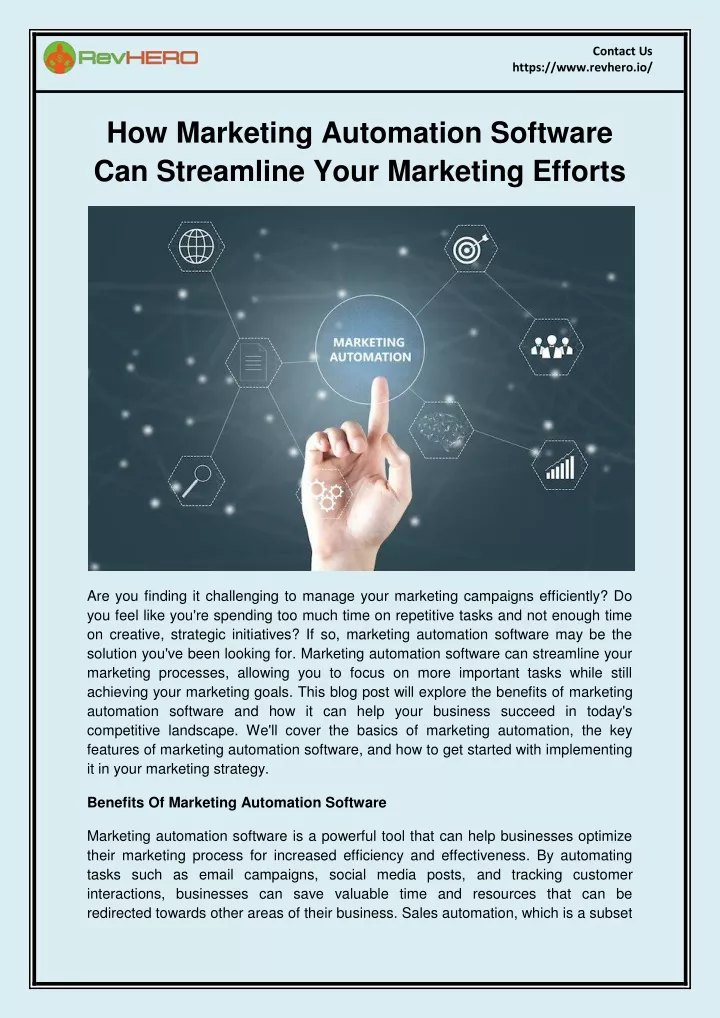 PPT - How Marketing Automation Software Can Streamline Your Marketing ... PPT - How Marketing Automation Software Can Streamline Your Marketing ...