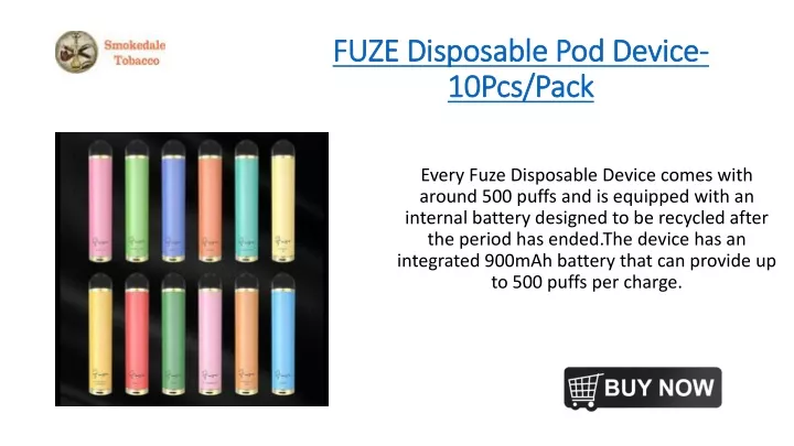 PPT - FUZE Disposable Pod Device PowerPoint Presentation, free download ...