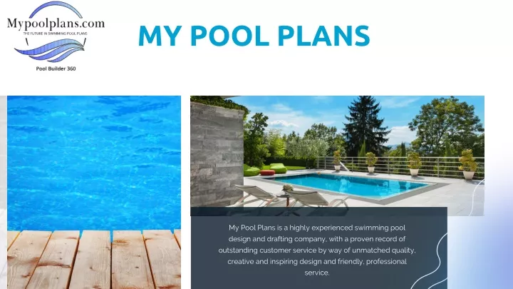 PPT - "Make a Splash with My Pool Plans: Online Pool Design Services ...