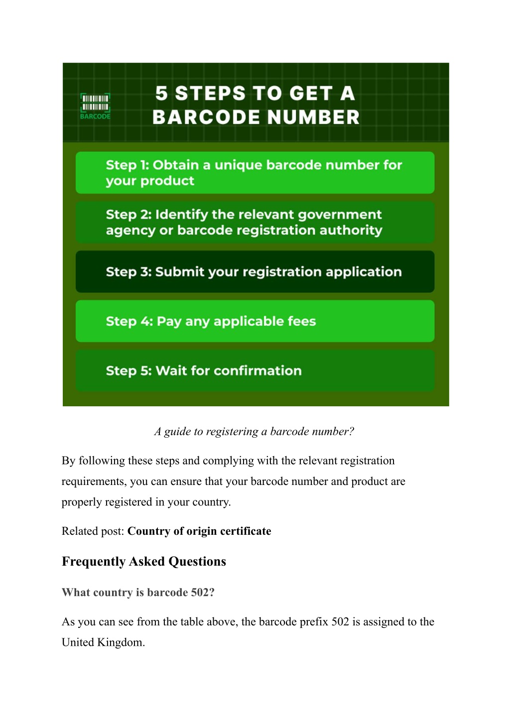 PPT - barcode country of origin list PowerPoint Presentation, free ...