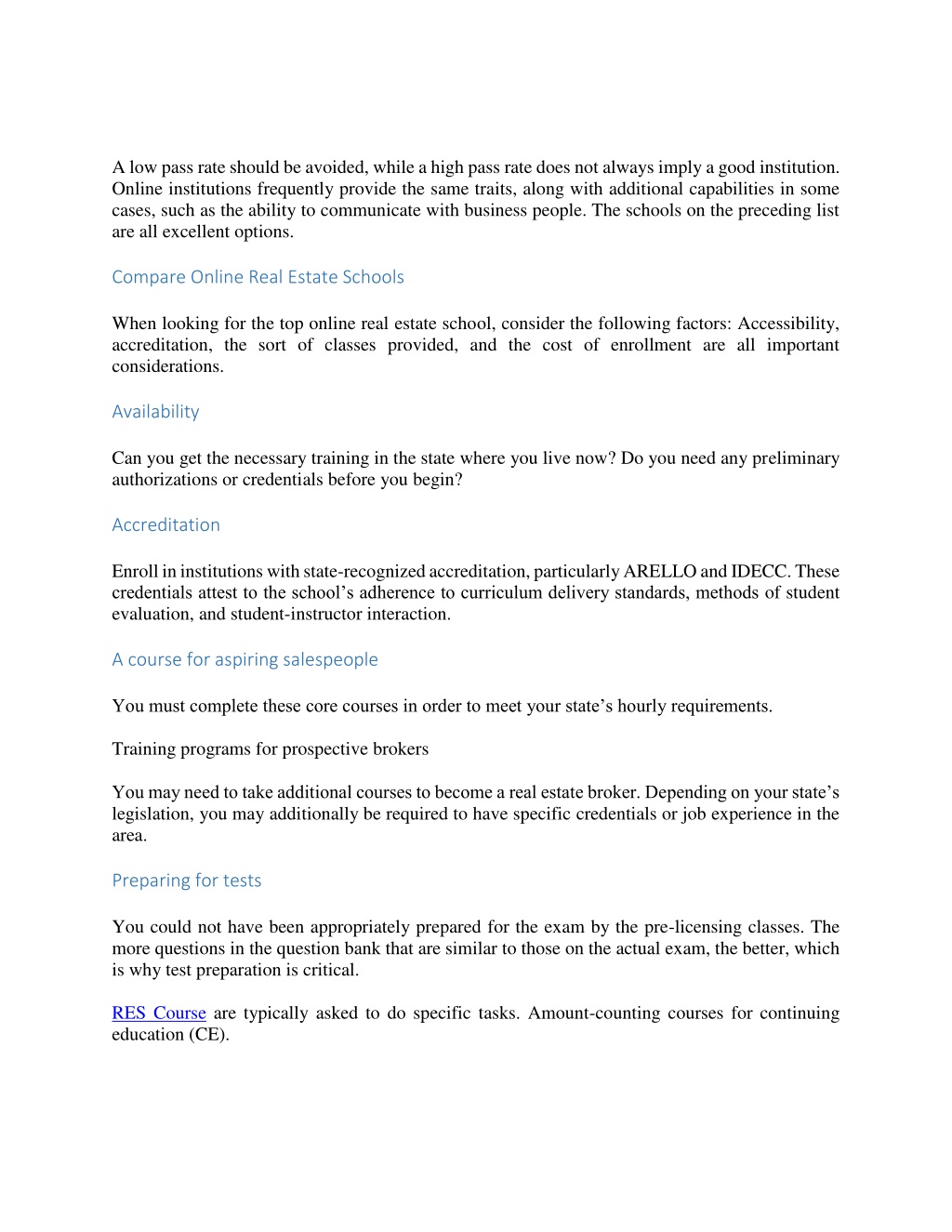 PPT - A Guide to Selecting the Best Online Real Estate Schools ...