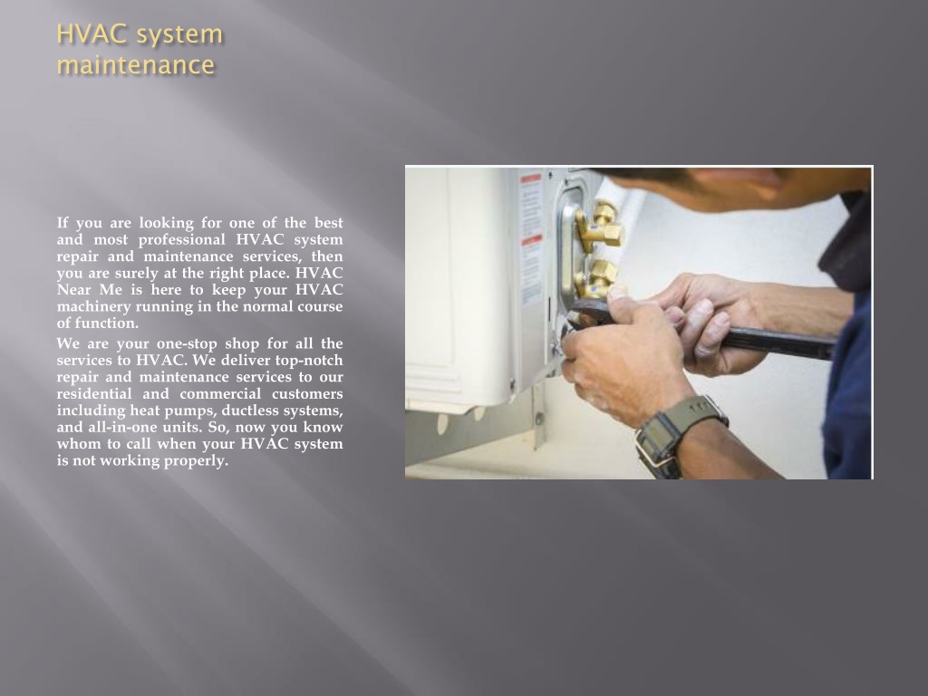PPT - Witness the best HVAC Installation, Maintenance & Repair Service ...