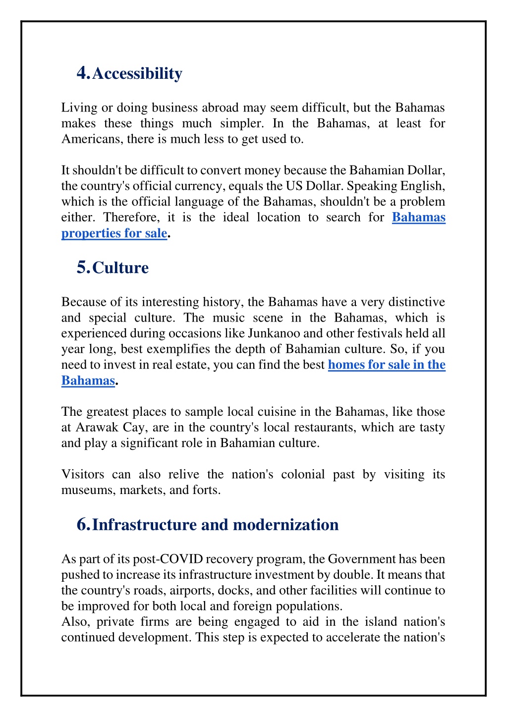 PPT - 6 Reasons to Look for Bahamas Properties for Sale PowerPoint ...