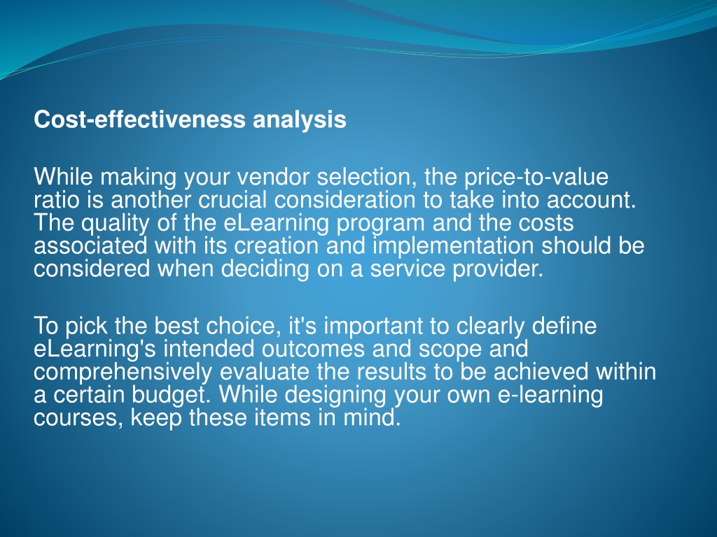 PPT - Valuable Considerations: Choosing The Best Elearning Consultancy Services PowerPoint ...