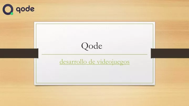 PPT - Desarrollo de videojuegos | Desarrolloappsmadrid.net PowerPoint ...