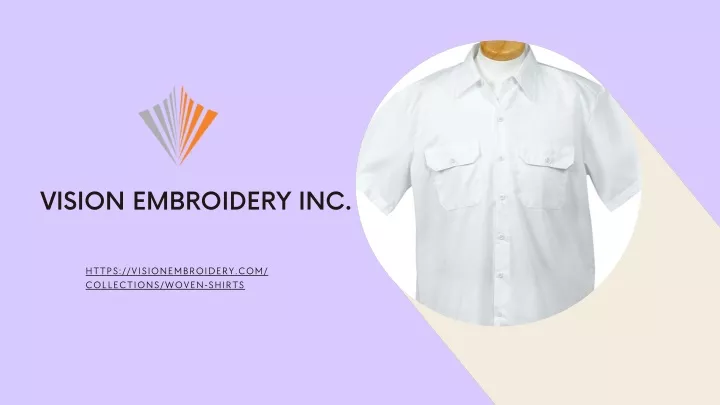 PPT - Order Shirts With Embroidered Logo Online | Visionembroidery.com ...