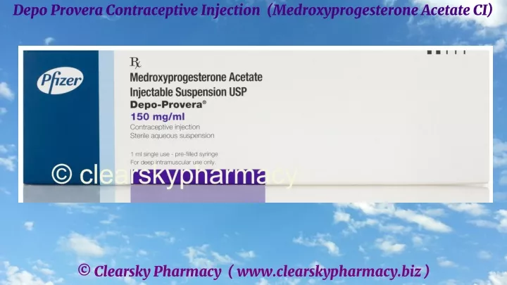 PPT - Depo -Provera Contraceptive Injection (Medroxyprogesterone ...