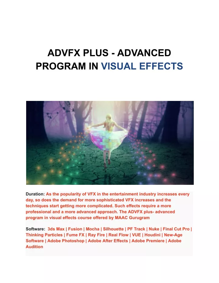 PPT - Vfx Training Institute in Gurgaon PowerPoint Presentation, free ...
