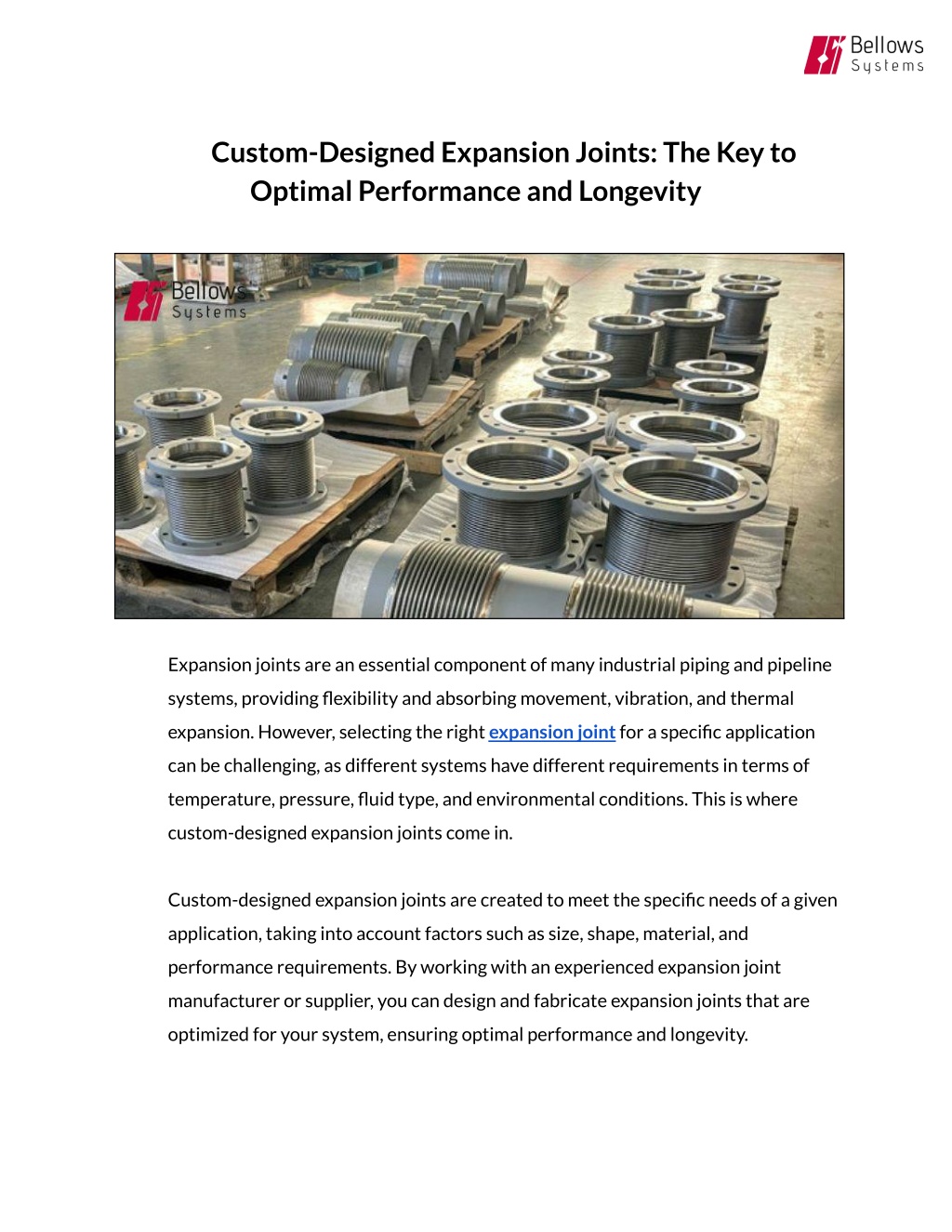 PPT - Custom-Designed Expansion Joints_ The Key to Optimal Performance ...
