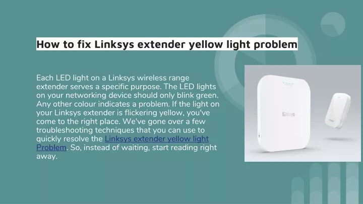 PPT - How to fix Linksys extender yellow light problem (2) PowerPoint ...