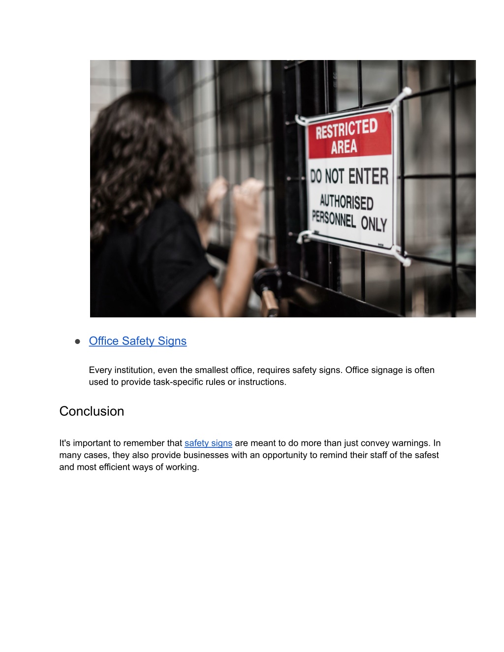 PPT - The Importance of Safety Signs in the Workplace PowerPoint ...