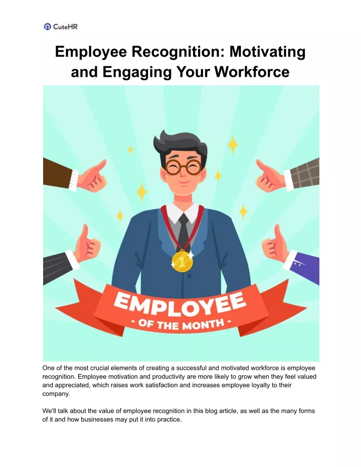 PPT - Employee Recognition_ Motivating and Engaging Your Workforce ... PPT - Employee Recognition_ Motivating and Engaging Your Workforce ...