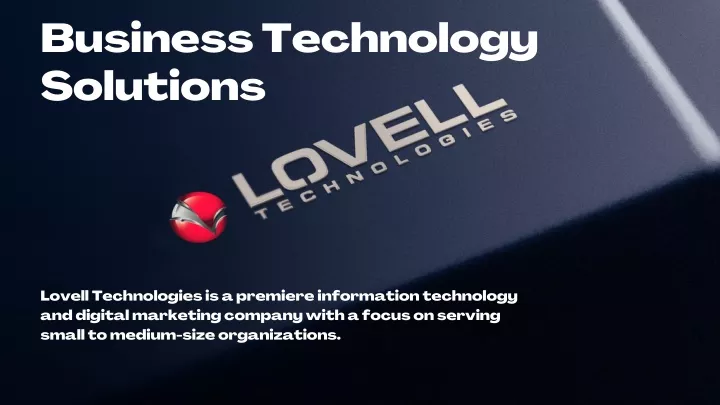 PPT - Business Technology Solutions PowerPoint Presentation, free ...