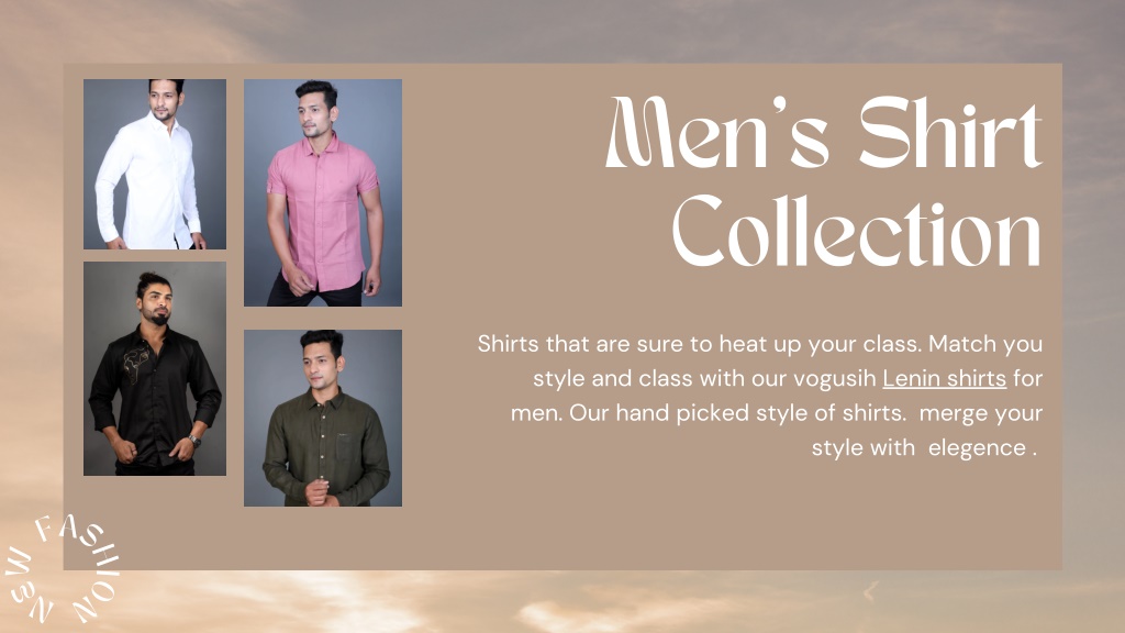 PPT - Get a Huge Variety of Trendy Lenin Shirts Online at Gozars ...