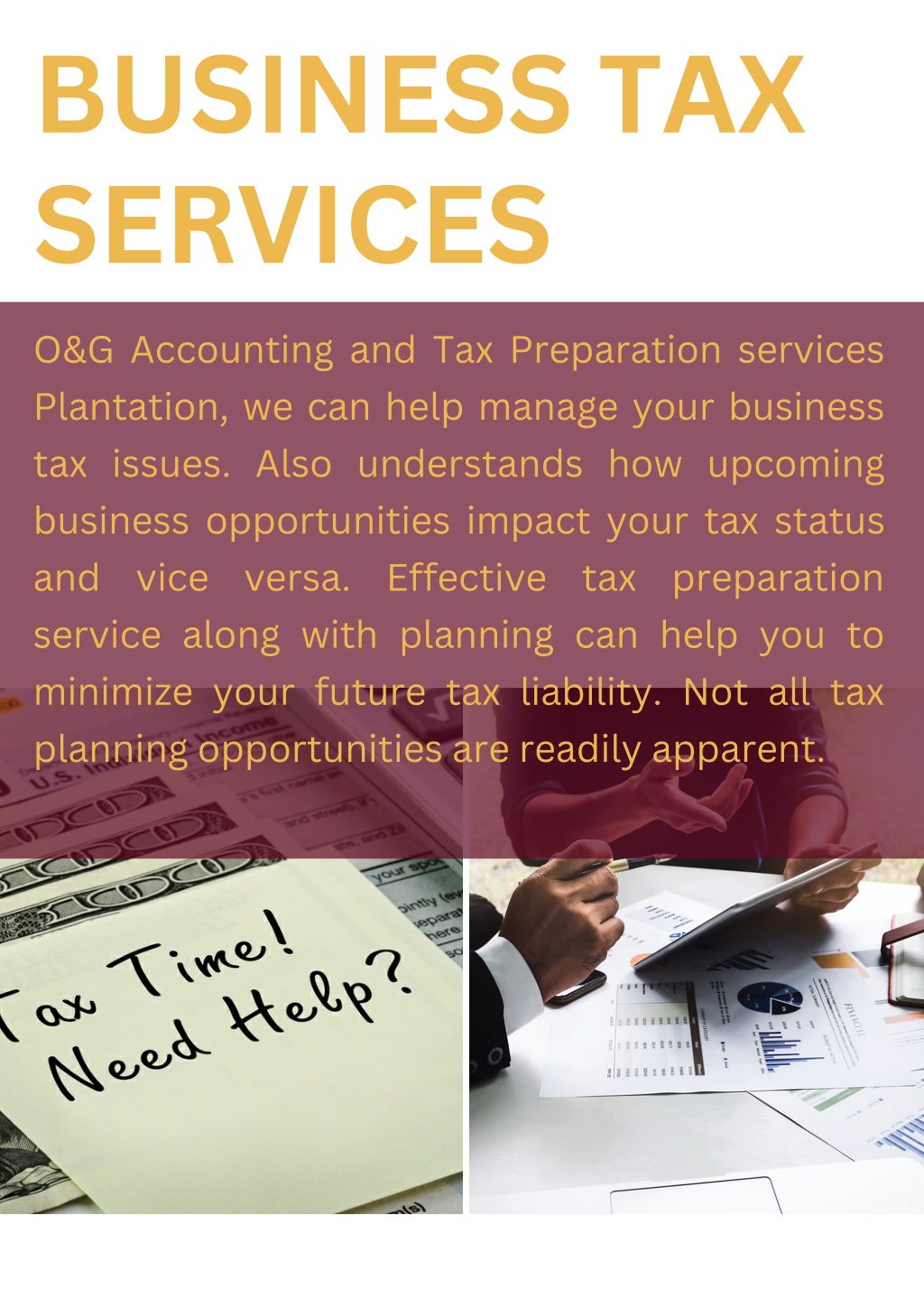 PPT - Income Tax Preparation Plantation - O&G Accounting Services ...