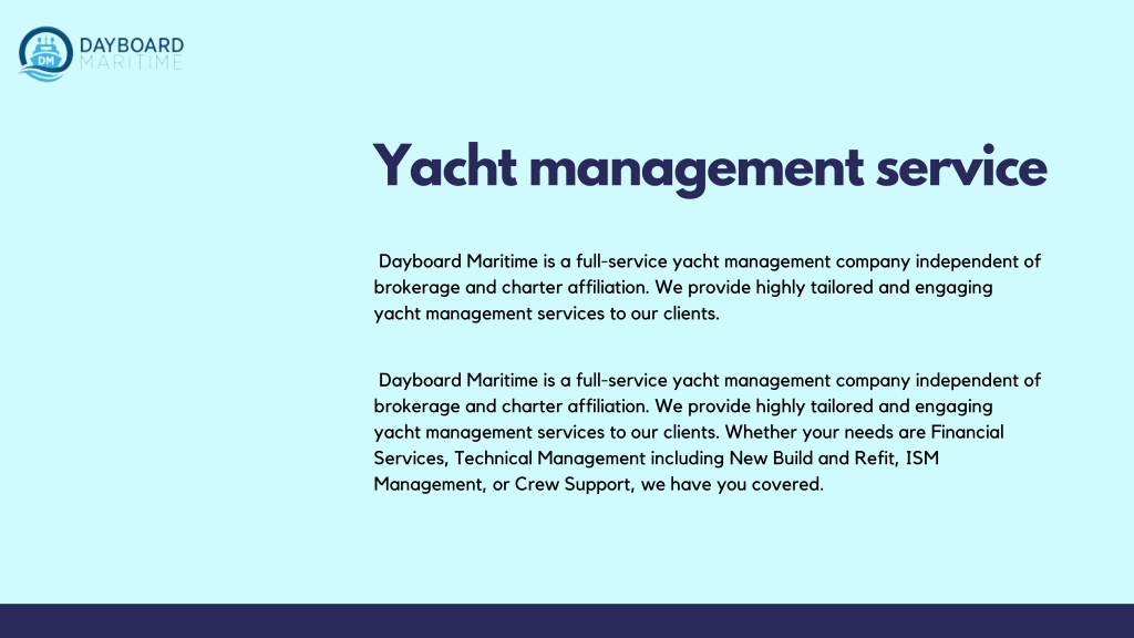 PPT - yacht management PowerPoint Presentation, free download - ID:12059909