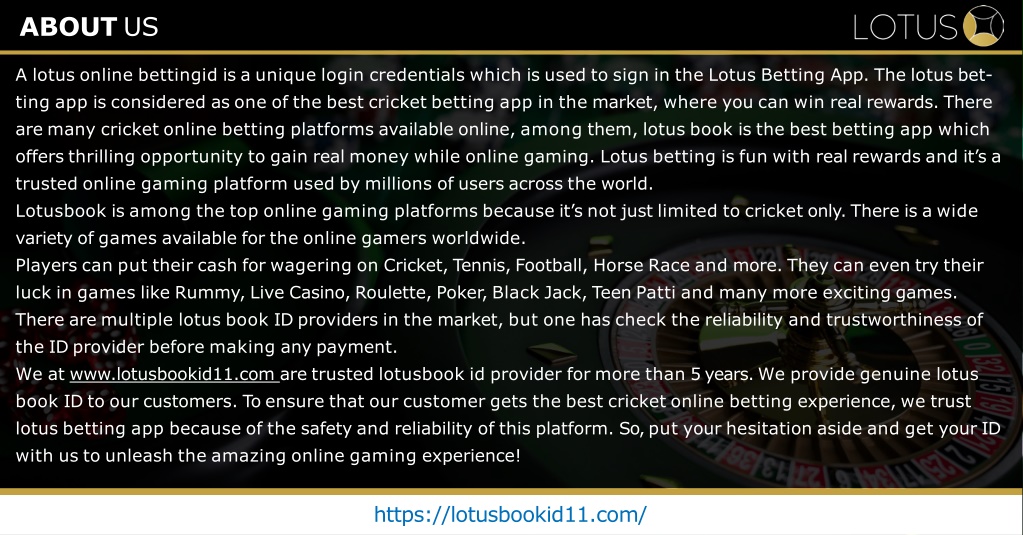 PPT - Play Lotus Book 247 Online - Lotus Book 247 PowerPoint ...