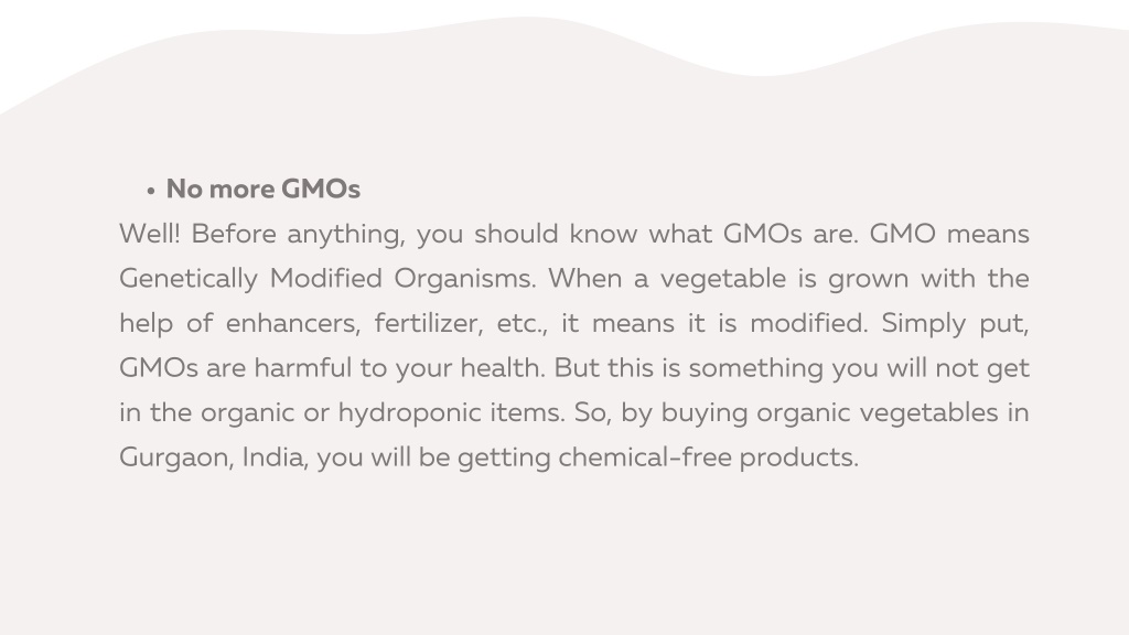 PPT - Important Things to Know about Organic Foods PowerPoint ...