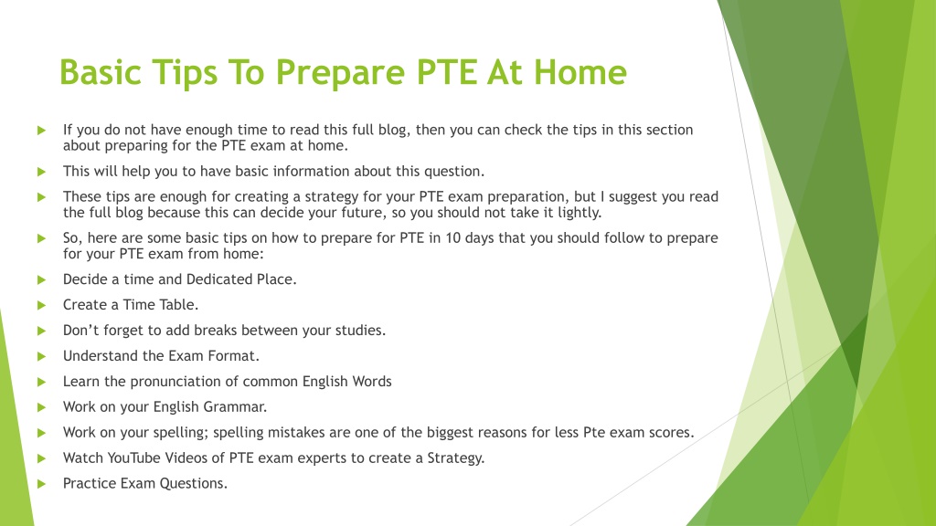 PPT How To Prepare For PTE Exam At Home PowerPoint Presentation Free PPT How To Prepare For PTE Exam At Home PowerPoint Presentation Free