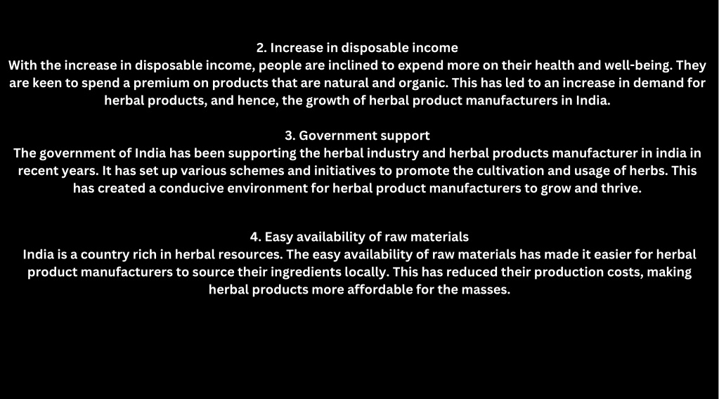 PPT - The Rising Demand Of Herbal Product Manufacturers In India ...