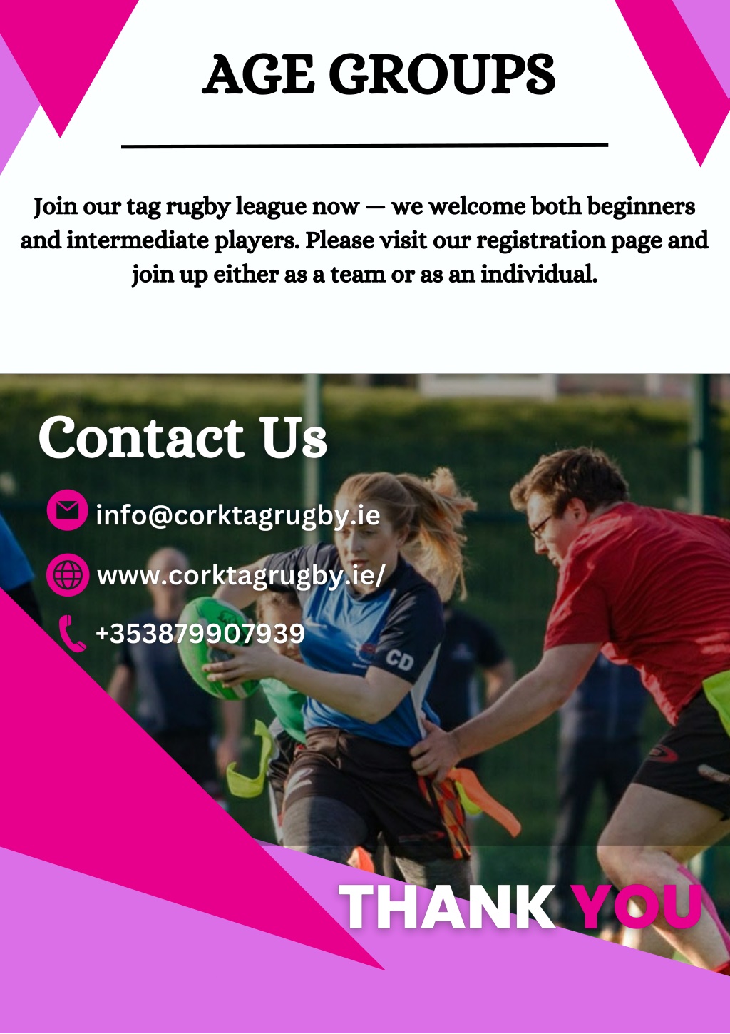 PPT - Tag Rugby Ireland - An Exciting New Way to Play Rugby PowerPoint ...
