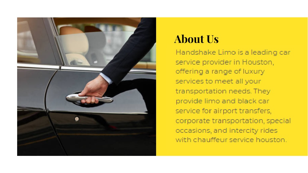PPT - Know why Black Car Service in Houston is become famous PowerPoint Presentation - ID:12062759