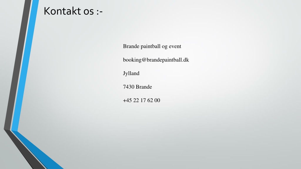 PPT - Social Events pakker Brandepaintball.dk PowerPoint Presentation ...