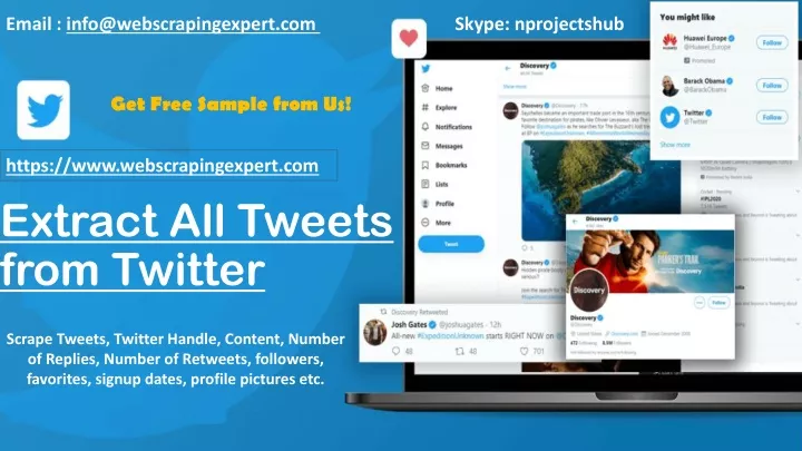 PPT - Extract All Tweets from Twitter PowerPoint Presentation, free ...