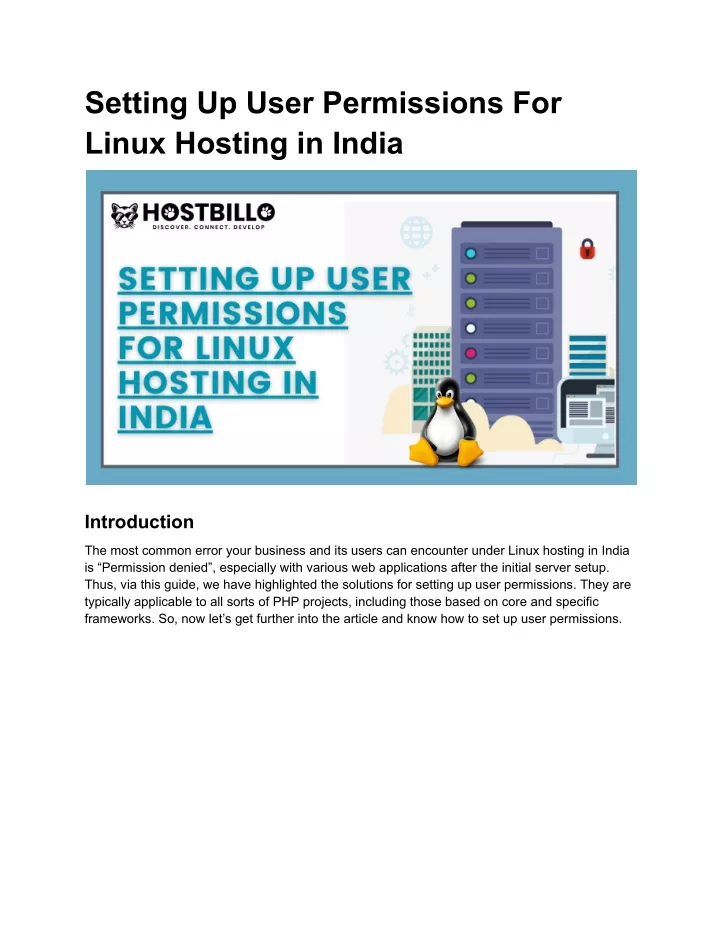 ppt-setting-up-user-permissions-in-linux-shared-hosting-in-india-1-powerpoint-presentation