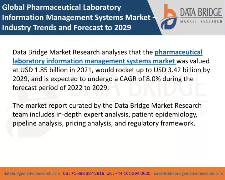 PPT - Global Pharmaceutical Laboratory Information Management Systems ...
