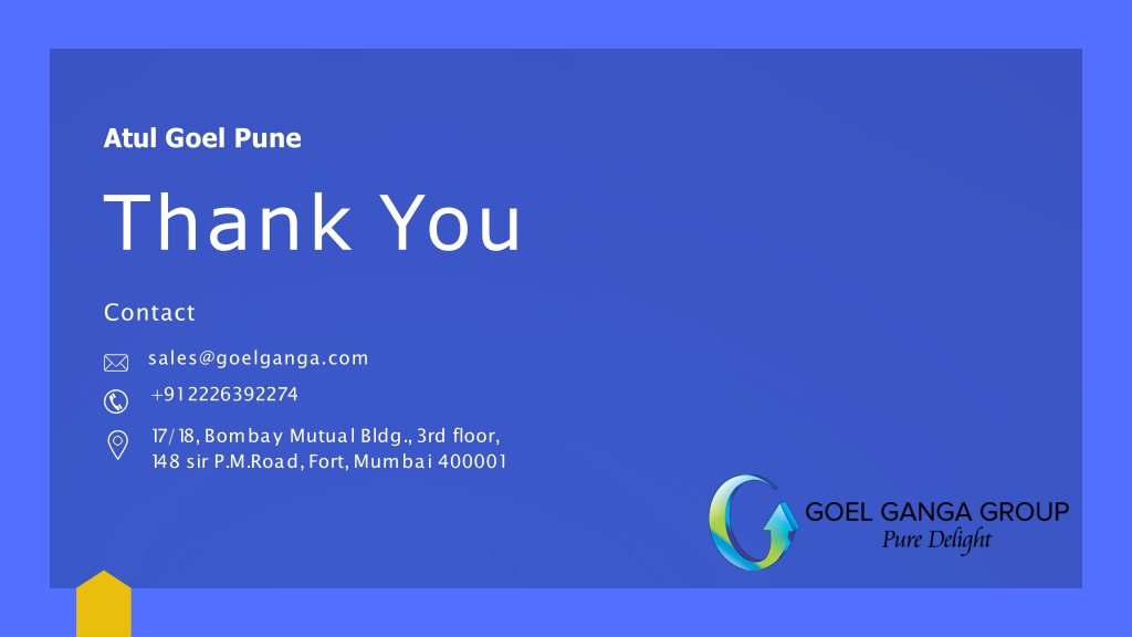 PPT - Goel Ganga Group Owner, Atul Goel Pune wins prestigious awards ...